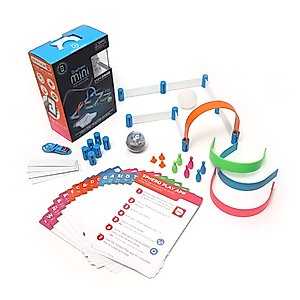 Sphero Mini Activity Kit - App-Enabled Coding Robot - 55 Piece Construction Set & Activity Cards - STEM Educational Toy for Kids - Bluetooth Connectivity - Interactive & Fun Learning for Ages 8+
