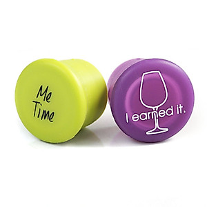 CapaBunga Wine Cap Set - Me Time/I Earned It (2P01)