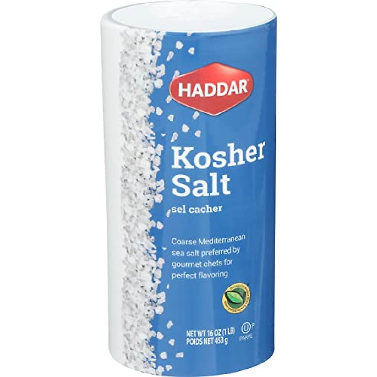 Haddar, Kosher Salt, 16 oz