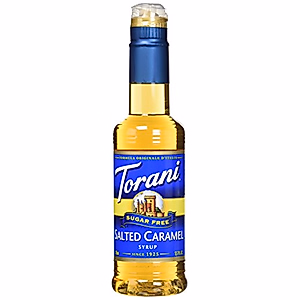 Torani Sugar Free Syrup, Salted Caramel, 12.7 Ounce