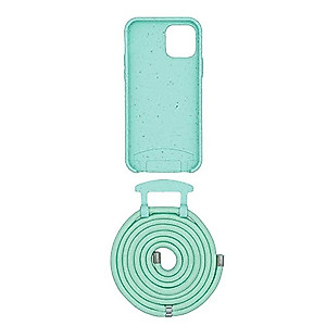 HoldingIT Biodegradable Crossbody Phone Case, Compatible with iPhone 12, 12 Pro, 12 Pro Max, Detachable Lanyard 2-in-1 Eco-Friendly Hands Free Cover with Drop Protection