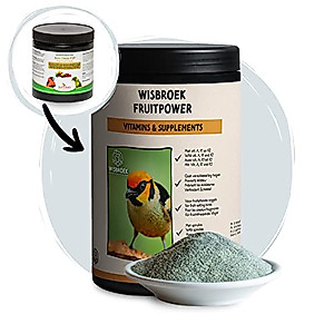 Wisbroek Fruit Powder | Bird Supplement for Softbills and Fruit Eating Birds (26.45oz)