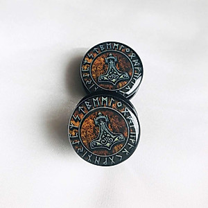 SERYNOW Ear Gauge Plugs And Tunnels Acrylic Ear Stretcher Expander 8mm-25mm Screw Plug Piercing Jewelry (00g (10mm))