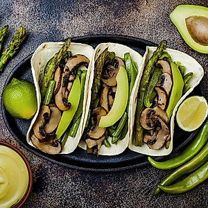 La Banderita Carb Counter® Street Taco | 4.5" Size Flour Tortillas |Zero Net Carbs |Keto Certified | 10.8 oz.| 14 Tortillas (Pack of 4)