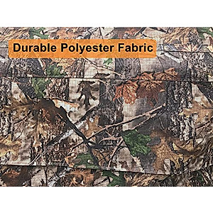 CROSS MARS Portable 2-3 Person 270 Degree See Through Hunting Blind Ground Camouflage Pop Up Hub Turkey Deer Blinds Tent