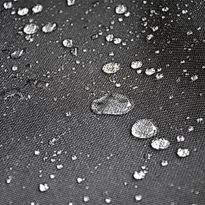 onlyfire 28 Inch Griddle Cover Fits for Blackstone,600D Heavy Duty Waterproof Anti-UV Canvas Flat Top BBQ Cover for Blackstone 28'' Outdoor Cooking Gas Grill Griddle Station,Black