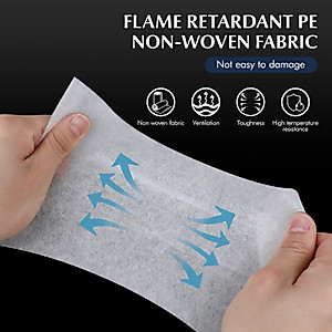 Gadpiparty Range Hood Filter Paper Roll Nonwoven Fabric Grease Filter Sheets Replacement Anti Oil Filter Paper Oil Proof Paper Stickers for Kitchen Tools (10m)