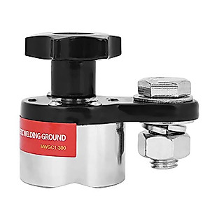 Welding Ground, 300A Magnetic Welding Ground Clamp Grounding Magnetic Connector Earth Switch for Industrial Welding Machine magnetic welding ground Popular