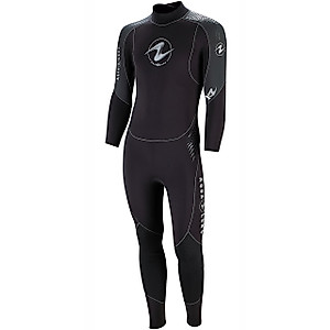Aqua Lung Aquaflex Wetsuit Mens, Black Charcoal, X-Small