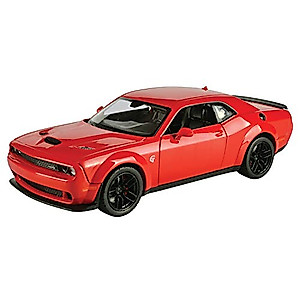2018 Dodge Challenger SRT Hellcat Widebody Red 1/24 Diecast Model Car by Motormax 79350R
