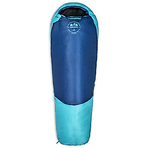 Lucky Bums Serenity ll | Mummy Sleeping Bag, Blue, 74 in (175.74BL)