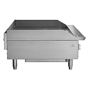 Kratos 29Y-008 36" Commercial Restaurant Gas Countertop Griddle, Thermostatic Controls, 3 Burners, 90,000 BTU Output