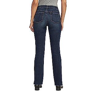 JAG Jeans Women's Eloise Mid Rise Bootcut Jeans, Brisk Blue, 14