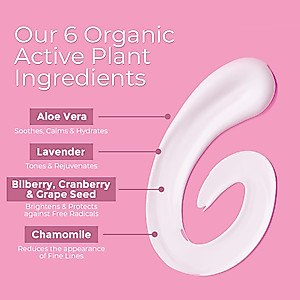 Natural Organic Hydrating Cream Cleanser | Gentle and Nourishing Organic Facial Cleanser for Women | Gently Removes Dirt and Impurities