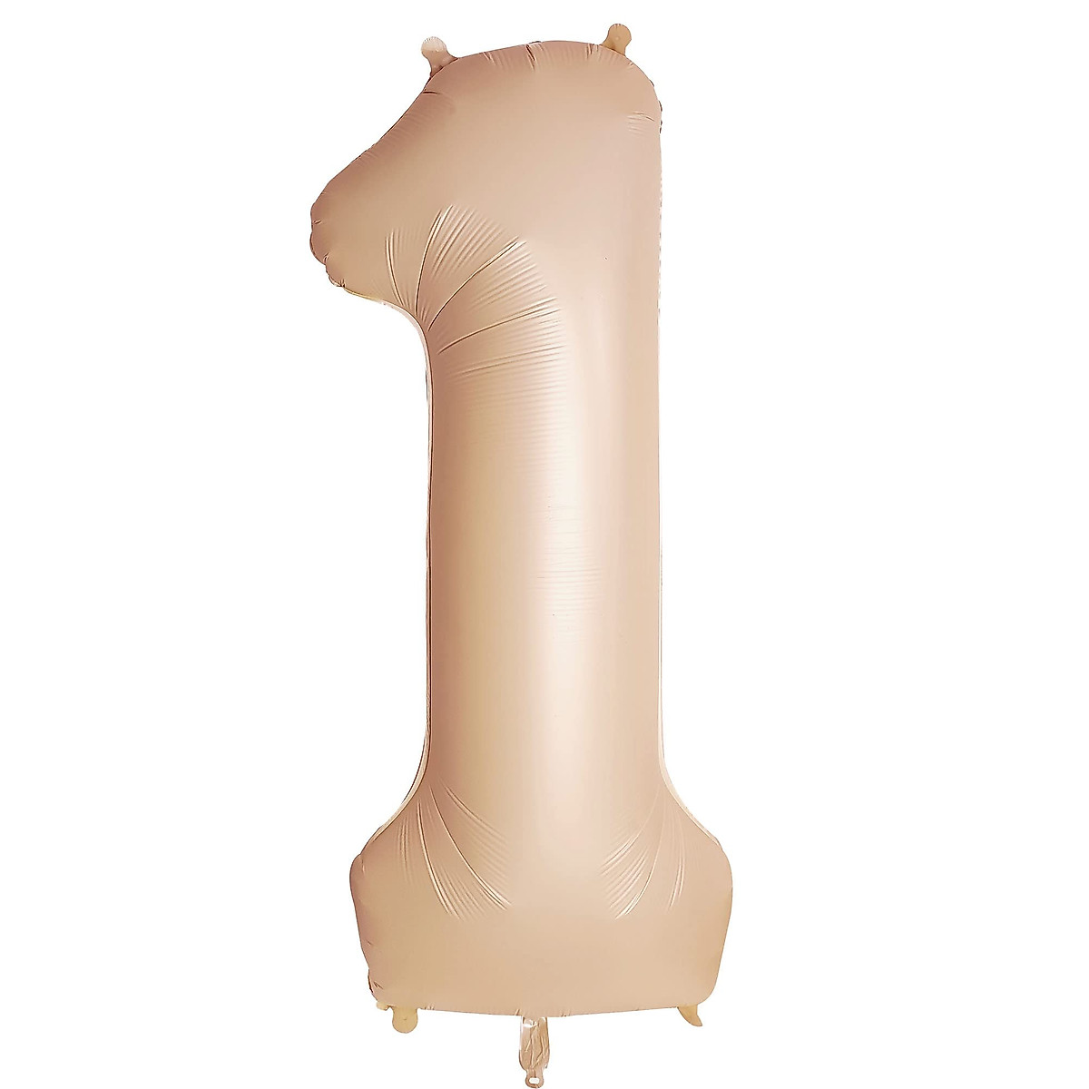 Number 1 Balloons Retro Apricot First Birthday Decorations Light Brown One balloon for 1st Birthday Girl Decoration Large 40 Inch Digital 1 Year Old Nude Ballons Neutral Balloon Caramel 1