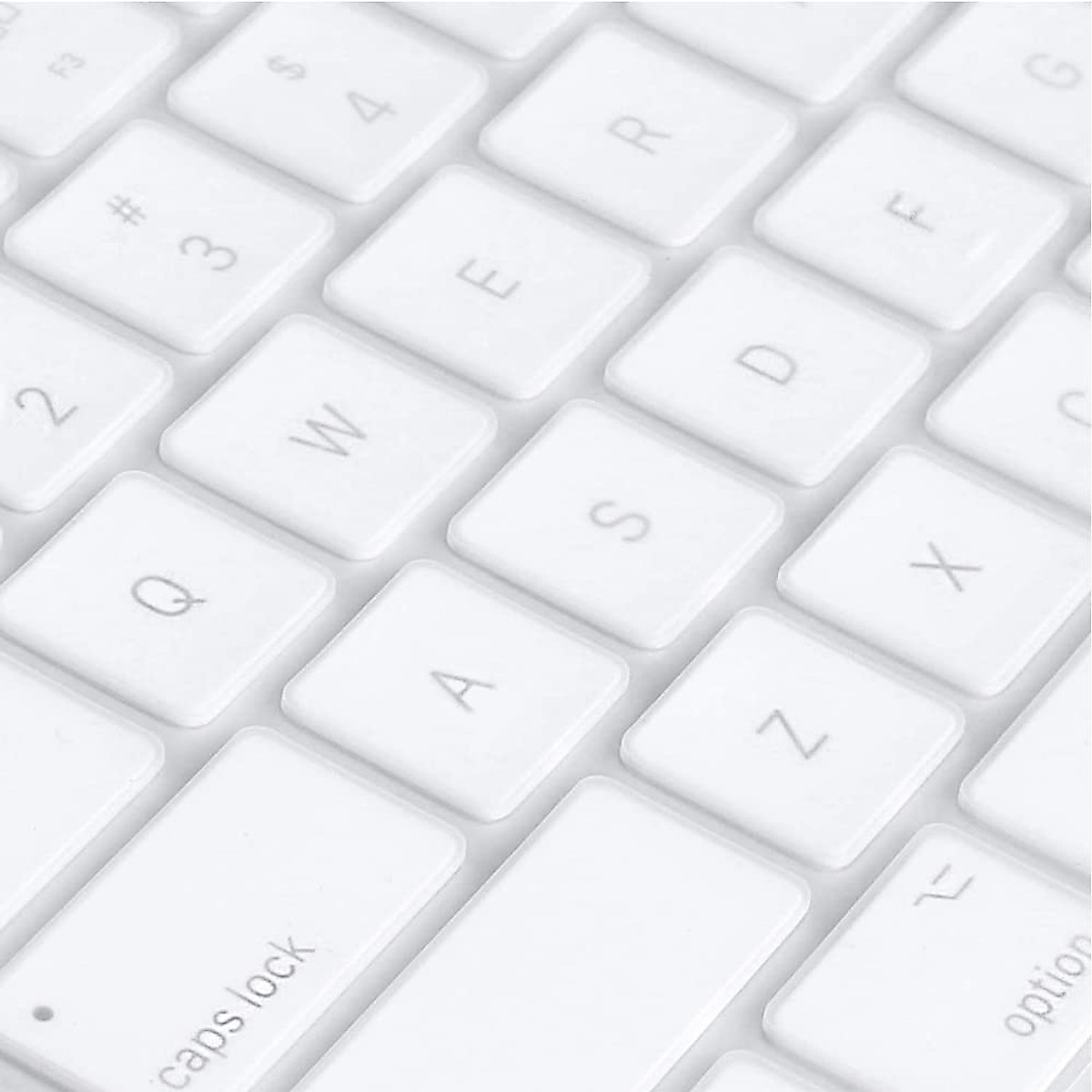 Silicone Keyboard Cover Skin for iMac Wired USB Keyboard with Numeric Keypad MB110LL/B (A1243) US Layout Protector Skin Accessories Transparent