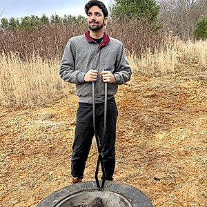 Heavy Duty Metal Log Grabber Rustproof Safely Moves Firewood