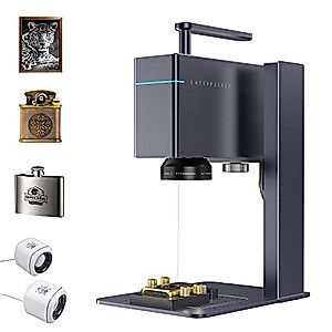 LaserPecker 3(Basic) Laser Engraving Machine, Fiber Laser Engraver 1064nm Cold Red Light 0.01mm Compressed Spot, 48000mm/min High Speed Handheld Fiber Laser Marking Machine for Metal Jewelry Plastic