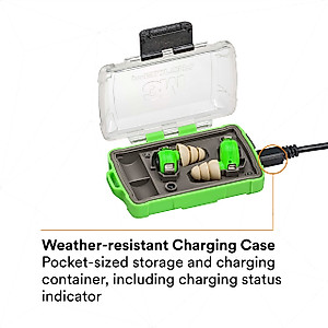 3M PELTOR EEP-100 Ear Plug Kit, Rechargeable, Noise Reduction, Construction, Manufacturing, Maintenance