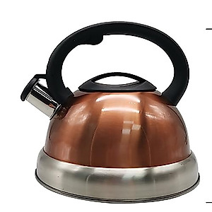 Stove Top Kettle Whistling Tea Kettle 3L Whistling Teapot Stovetop Tea Kettle Stainless Steel Water Boiling Teapot Cool Handle Kettle Kitchen Kettle Stovetop Tea Kettle Stovetop (Color : B, Size : 3