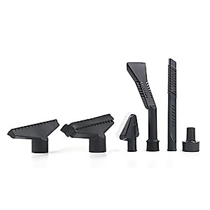 WORKSHOP Wet/Dry Vacs Vacuum Accessories WS25054A Shop Vacuum Attachment Kit For Use With A Shop Vacuum With Homeowners In Mind, Black