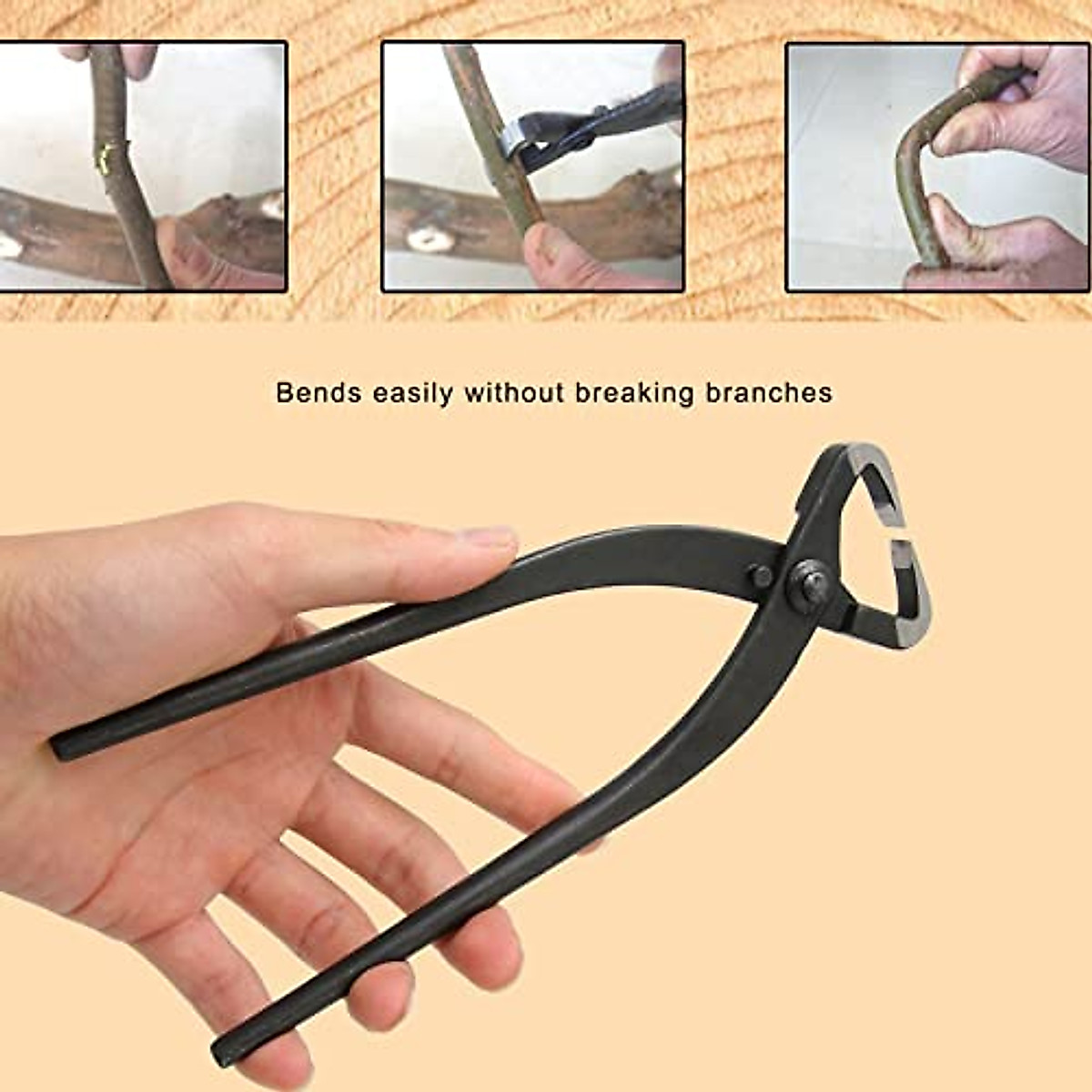 Bonsai Root Cutter, Branch Cutter Efficient Professional Manganese Steel Safe for Garden
