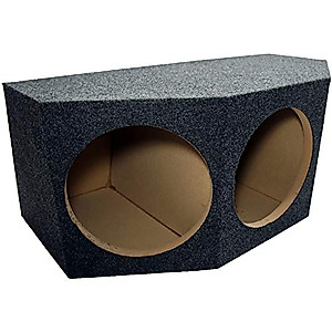 ASC 312H Triple 12" Sealed Subwoofer Rear Angle 3 Sub Box Stereo Enclosure