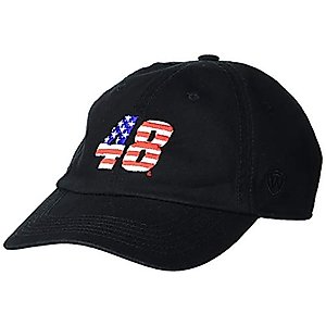 Top of the World Denny Hamlin Men's Favorite Driver Patriotic Number Adjustable Cotton Crew Hat, Adjustable