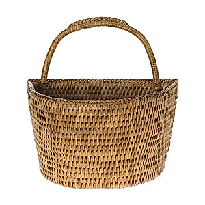 KOUBOO 1060074 La Jolla Wall Basket, Small, Honey Brown
