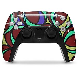 WraptorSkinz Skin Wrap compatible with Sony PS5 DualSense Controller Crazy Dots 04 (CONTROLLER NOT INCLUDED)