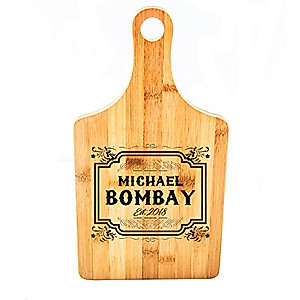Personalized Cutting Board | Custom Engraved Cutting Board | Sofia's Findings (Paddle Cutting Board)
