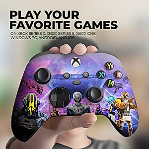 DreamController Original X-box Wireless Controller Special Edition Customized Compatible with X-box One S/X-box Series X/S & Windows 10 Made with Advanced HydroDip Print Technology(Not Just a Skin)