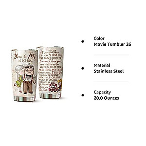 Couple Tumbler - Gift For Wife From Husband - Valentine Tumbler - Couple Gift - Gifts for Anniversary Couple - You and Me We Got This Tumbler - Gifts For Her - Gifts For Wife - Tumbler 20oz