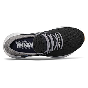 New Balance Women's Fresh Foam Roav V1 Sneaker, Black/Light Aluminum, 7.5 M US