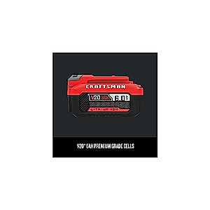 CRAFTSMAN V20 Battery, 6.0 Ah, Lithium Ion Battery (CMCB206)