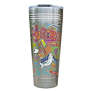 Catstudio Australia Thermal Tumbler | Triple Wall Insulation With Non Slip Bottom | Great Travel Cup for Water, Coffee, Tea, or Smoothies