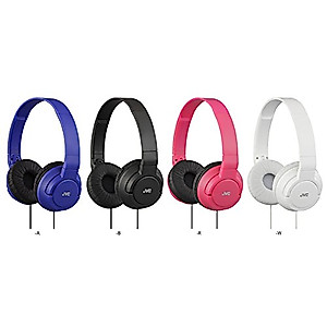 JVC HAS180 Lightweight Powerful Bass Headphones - Black