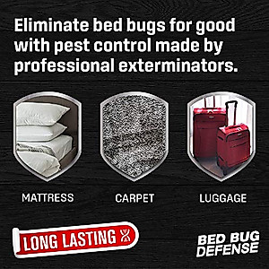 Exterminators Choice Bed Bug Defense Spray - Gallon Size - Effective Bed Bug Repellent for Bedding - Carpet - Furniture - Backpacks - Powerful Bed Bug Killer - Natural Bedbugs Killers Treatment