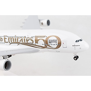 Daron SkyMarks Emirates A380 1/200 w/Gear 50th Anniversary SKR1034