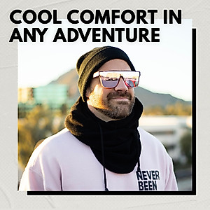 TYTE - Premium Quality Oversized Sunglasses, Stylish Sunglasses with Big Mirrored Lenses, Anti Fogging Sunglasses for Sports, Skiing, Snowboarding & More, Tortoise/Pink