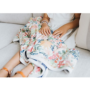 Copper Pearl Three-Layer Baby Blanket: Soft Baby Quilts for Boys and Girls | Breathable, Cozy, Toddler Blanket | Baby Quilt for Newborns | 46x46 Premium Polyester/Rayon | Lark