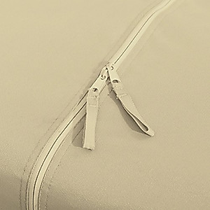 Classic Accessories Veranda Water-Resistant 60 Inch Patio Cushion and Cover Storage Bag, Patio Furniture Covers, Pebble/Bark/Earth