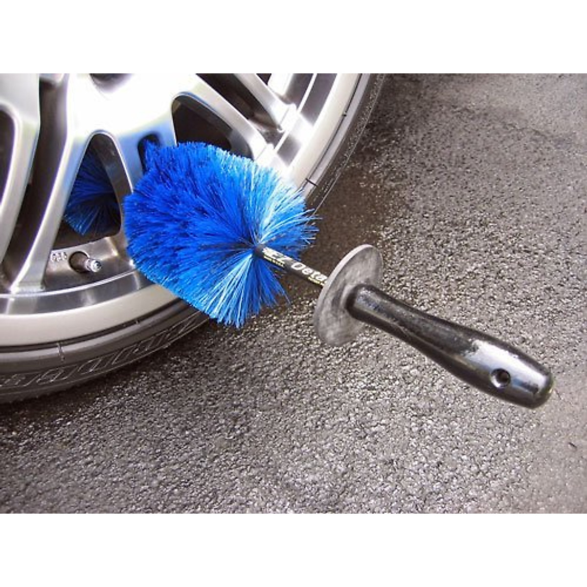 EZ Detail Big and Little Brush Combo - Wheel Rim Cleaner for Cars, Bike, Trucks, Motorcycle, and Other Vehicles - Non-Scratch Auto Detailing Tool, Easily Reaches Nook and Crannies