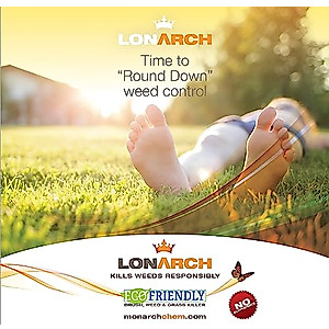 Lonarch Weed & Grass Killer (32 Ounce Concentrate) Eco-Friendly Solution - Safe for Pets, People, and Wildlife…