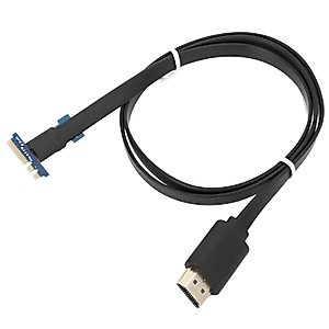 Kafuty-1 PCI-E HDMI Adapter Cable, NGFF M.2 A/E Key HDMI External Graphics Card Line Adapter, for Laptop Notebook(NGFF AKEY Interface Adapter Cable)