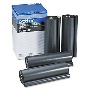 Brother PC104RF OEM Ribbon Refill: Black Yields 500 Pages