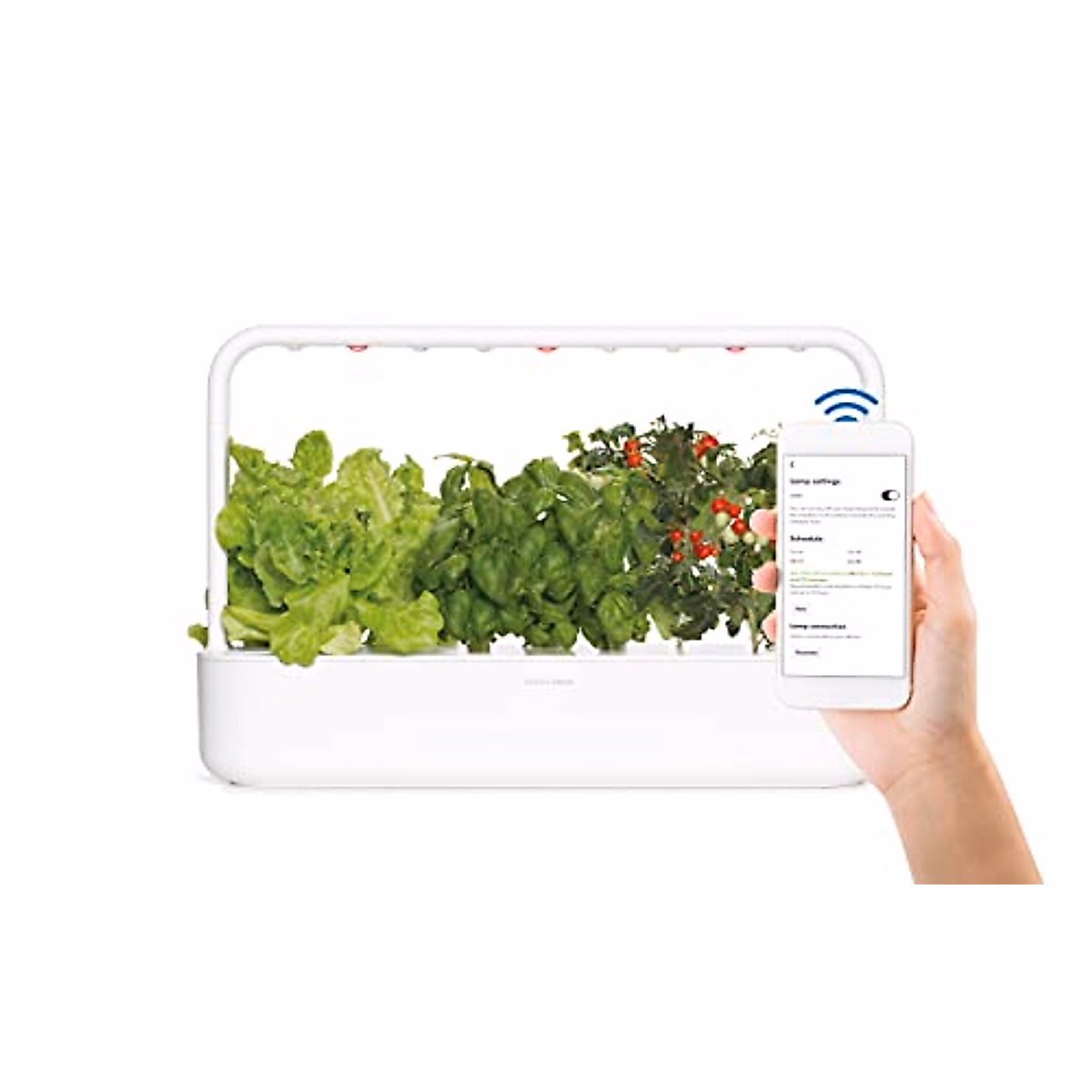 Click and Grow Smart Garden 9 PRO w/Bluetooth | App and Touch Controlled Indoor Garden | Easier Than a Hydroponics Growing System | Herb & Vegetable Garden Starter Kit w/ 9 Plant Pods