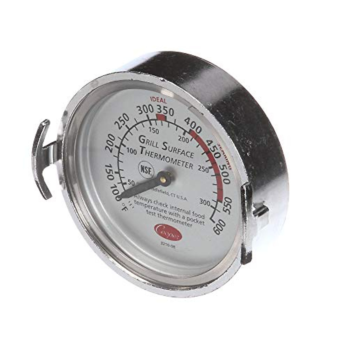 Cooper-Atkins 3210-08-1-E Grill Thermometer, Griddle Thermometer (Grill Surface Thermometer, Griddle Surface Thermometer)