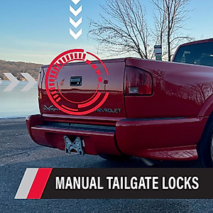 Pop & Lock PL1600 Black Manual Tailgate Lock for Chevy/GMC/Isuzu