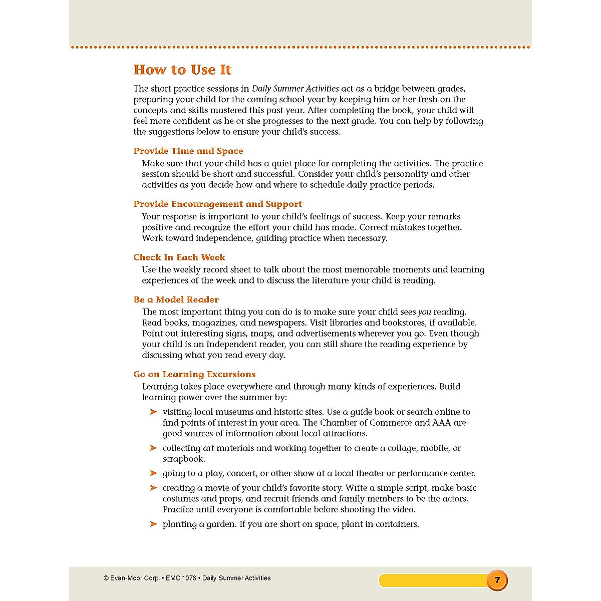 Evan-Moor Daily Summer Activities, Grade 5-6